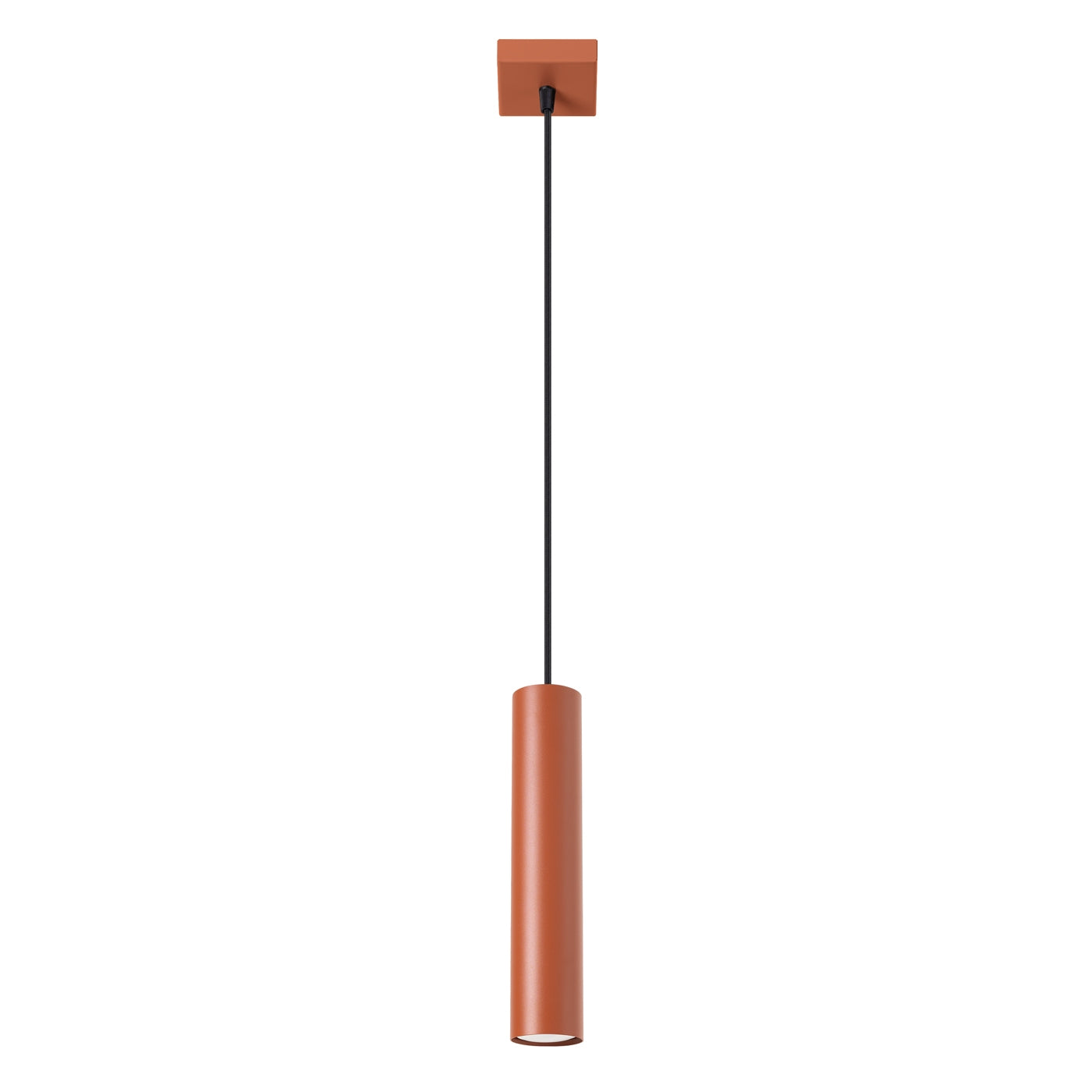 Hanglamp LAGOS 1 rood oker – Verlichtingshuis