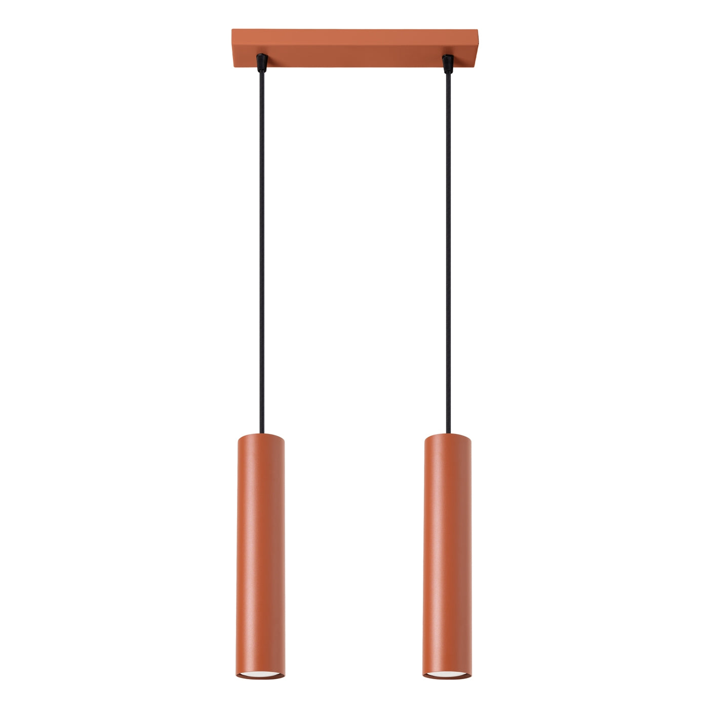 Hanglamp LAGOS 2 rood oker – Verlichtingshuis