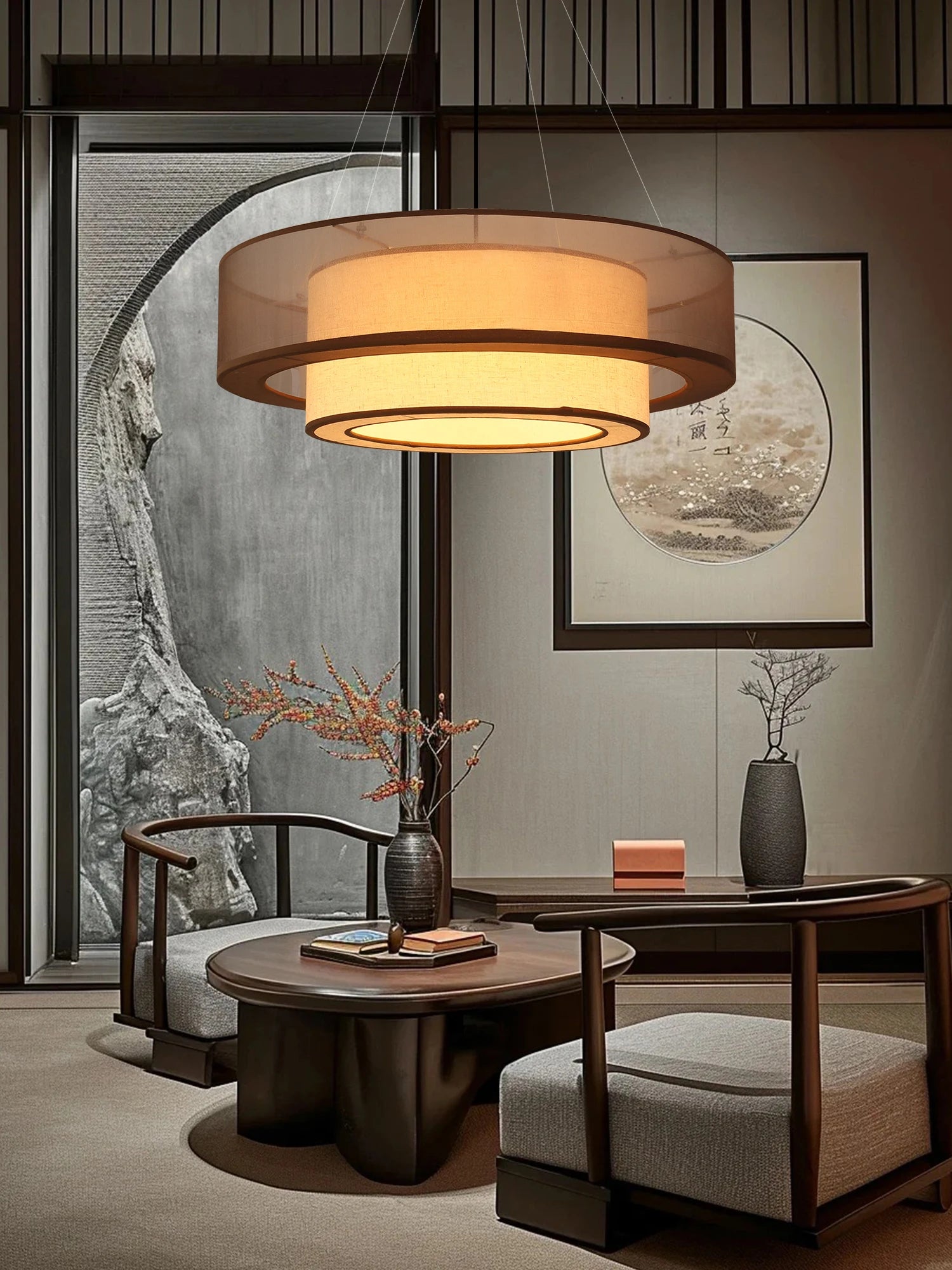 Luxe “SilkAura Moderne Hanglamp” - Verlichtingshuis – Verlichtingshuis